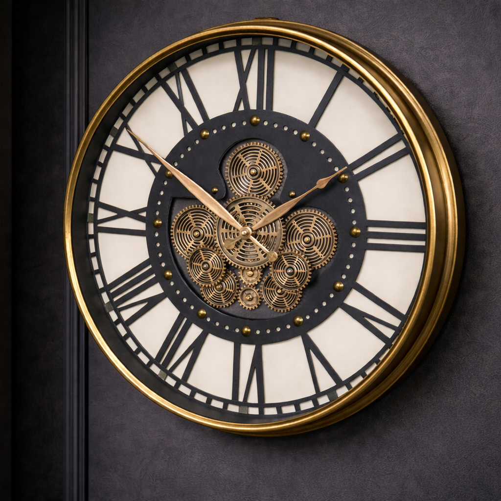 Roman Numeral Cog Clock – From Loft to Loved